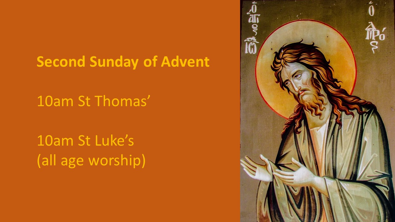 Worship and activities during week beginning Sunday 10 December ...